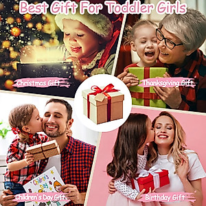 Pink Princess Tent Toys for 1 Year Old Girl Gifts Ball Pit for 1st Birthday Girl Gift Toddler Girl Easy Pop Up&Fold Up Indoor & Outdoor Use(Balls Not Included)