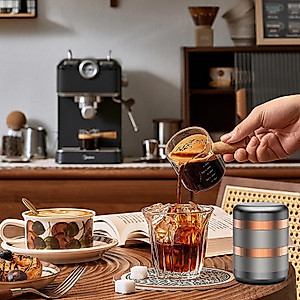 Coffee Grinder Jar. 3.4-Inch Manual Multifunctional, Also Suitable For Storage And Grinding Use