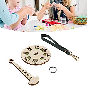 Portable Wrist Yarn Holder for Knit Crochet Enthusiast, Crochet Organizer to Prevent Yarn Tangling Misalignment, Mini Minder Wood Yarn Caddy