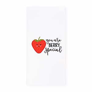 The Cotton & Canvas Co. You are Berry Special Soft and Absorbent Kitchen Tea Towel, Flour Sack Towel and Dish Cloth