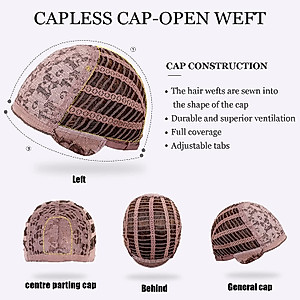 BLONDE UNICORN Orange Wigs for Women Long Auburn Red Wig with Bangs Layered Wigs Red Wigs Auburn Hair Wigs for Women Cosplay Wigs…