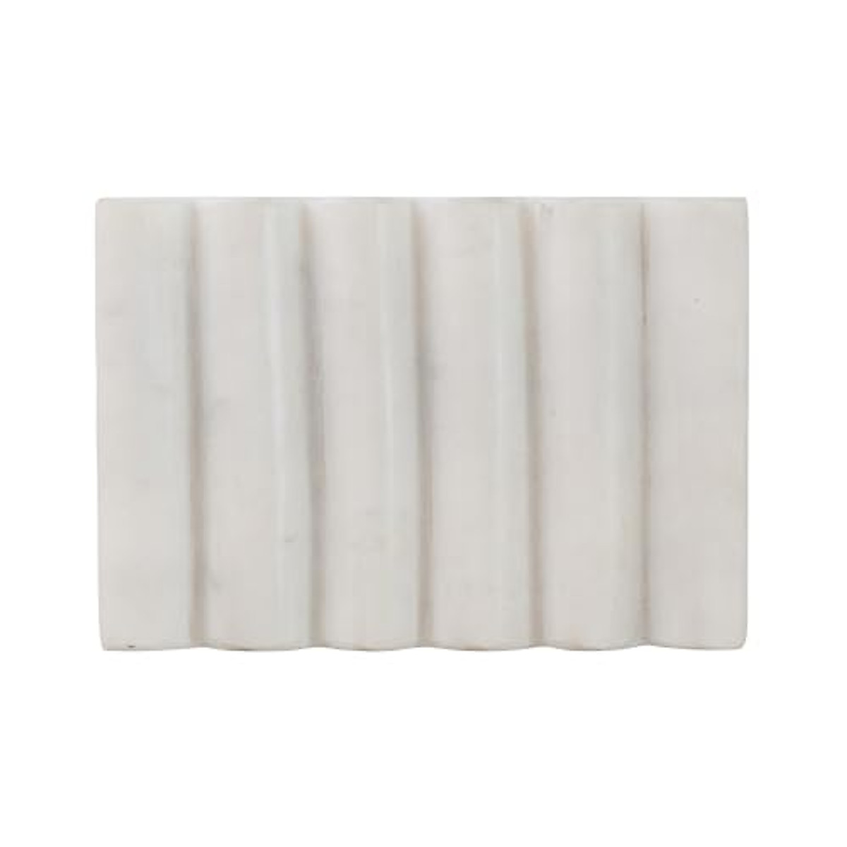Contemporary Carved Marble Soap Dish for Bathrooms