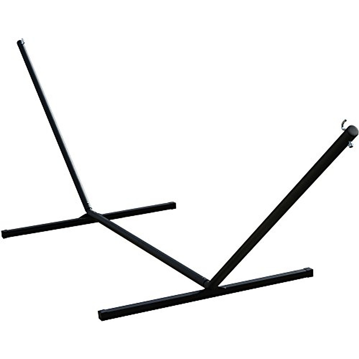 Vivere 15' Heavy Duty 3-Beam Hammock Stand, Black