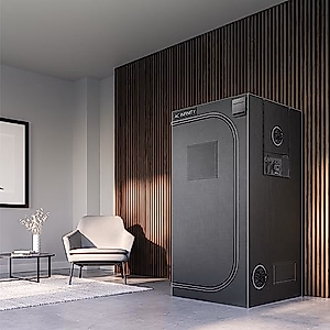 AC Infinity CLOUDLAB 642 Advance Grow Tent, 48”x24”x72” Thickest 1 in. Poles, Highest Density 2000D Diamond Mylar Canvas, 4x2 for Hydroponics Indoor Growing