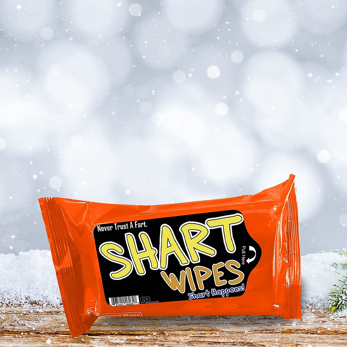 Gears Out Shart Wipes - Wet Wipes for Friends - Made in America, Pocket Size, Novelty