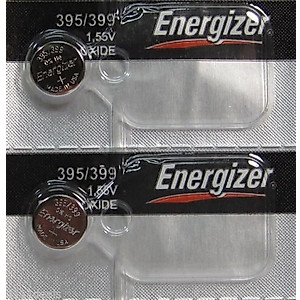 2 Pk 395 Energizer watch battery SR927W 395/399 SR927SW NEW