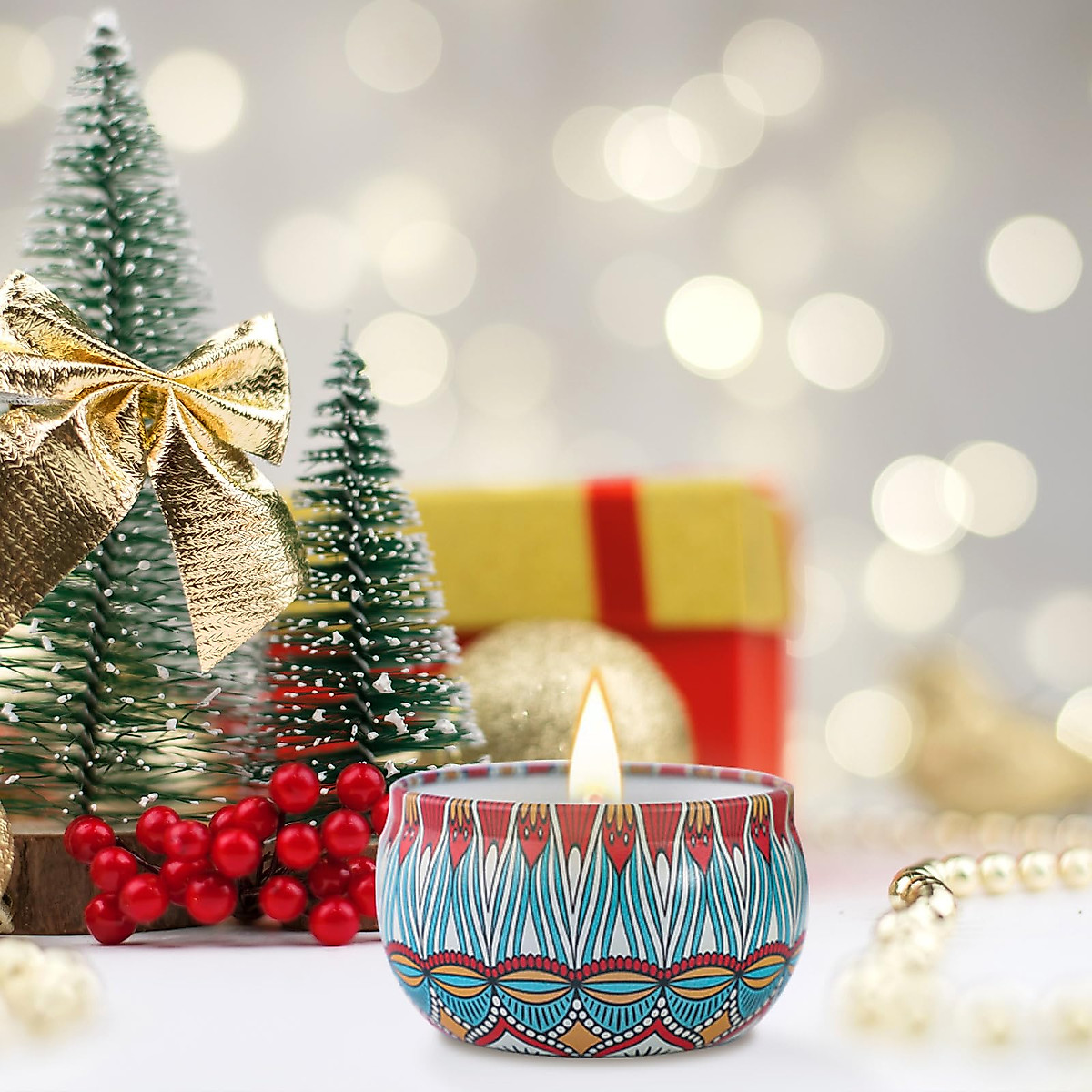 Scented Candles Gifts Set, 20 Pack Candles for Home Scented, Stress Relief Gifts for Women, 450H Lasting Burn Soy Wax Aromatherapy Candle Set for Birthday, Valentine's, Christmas, Mother's Day