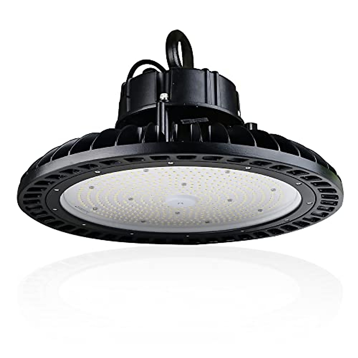 Bright Source 200W LED Multi-Bay High/Low Bay Luminaire, Replace 400W Son/Metal Halide Lamp, 27000lm, Dimmable, IP65 & IK08 Rated, with Hanging Chain & Safety Cable