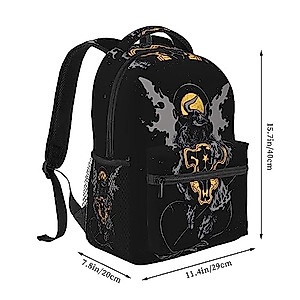 KEWRJFWA Anime Black Clover Backpack Cartoon Bag Lightweight Canvas Couple Backpacks Unisex Office Travel Backpack