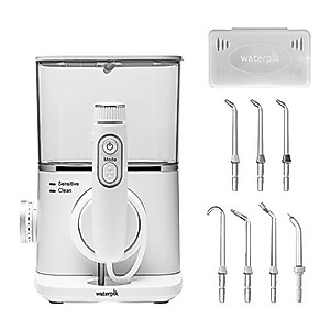 Waterpik Water Flosser Radiance Electric Countertop Dental Oral Irrigator with 7 Tips