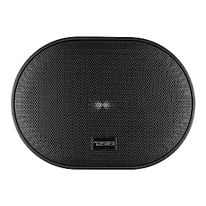 DS18 PRO-FR69NEO 6x9 Full-Range Loudspeaker - Silver Aluminum Bullet 500W Max 250W RMS 4-Ohms Grill Included Neodymium Magnet - Best Fullrange Car Audio Door Speaker - 2 Speakers