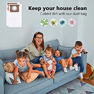 KEEPOW 9 Pack Shop Vacuum Bag Replacement Compatible with Vacmaster 5 to 6 Gallon Wet Dry Vacuum, Part # VDBS