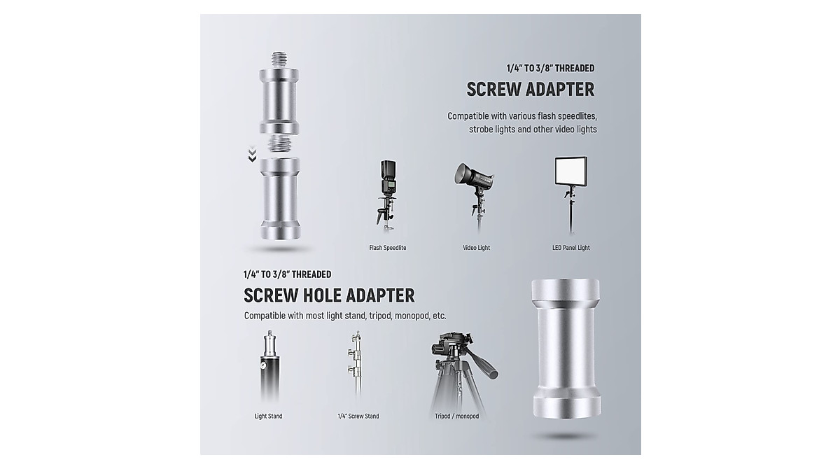 NEEWER Camera Flash Bracket H Type Mount - Versatile Adapter
