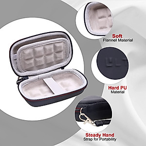 LTGEM MP3 & MP4 Player Case for TIMMKOO/Aiworth/SOULCKER/G.G.Martinsen/Grtdhx/iPod Nano/Sandisk/B Walkman and Other Music Players, Mesh Pocket for USB Cable, Earbuds and Memory Card