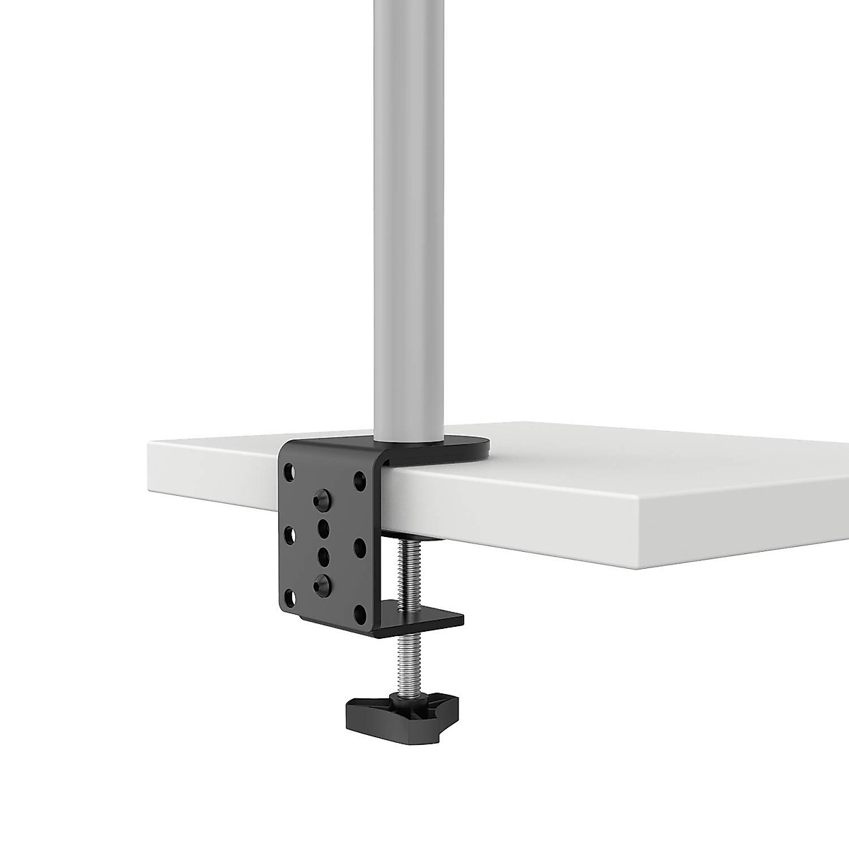 WALI C-Clamp Base Stand Mounting Accessory for WALI Monitor Mount Workstation System (C-CLAMP), Black