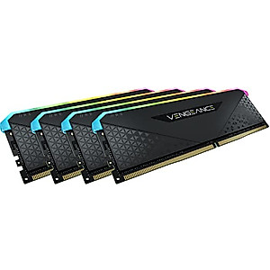 CORSAIR Vengeance RGB RS 32GB (4x8GB) DDR4 3200 (PC4-25600) C16 Desktop Memory