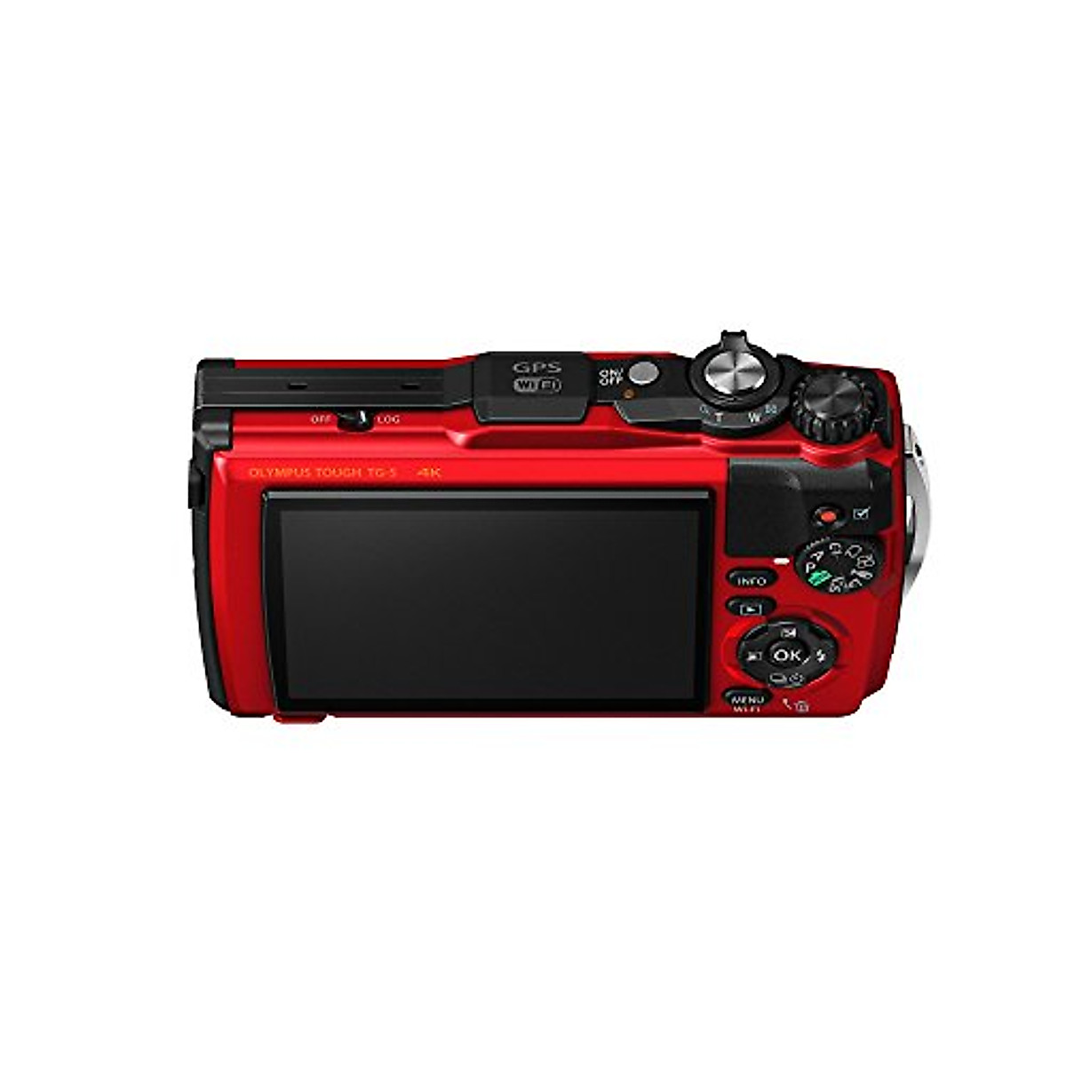 OLYMPUS TG-5 Red 12 million pixel CMOS F2.0 15m waterproof 100kgf load-bearing GPS + electronic compass and built-in Wi-Fi TG-5 RED(Japan Import-No Warranty)