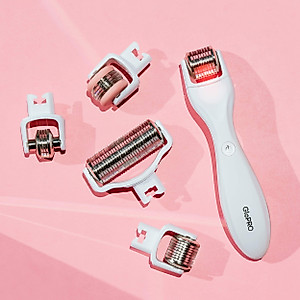BeautyBio GloPRO️ At-Home Microneedling Tool + 4 Attachment Heads: Face, Eye, Lip & Body. Restores volume and maximizes skincare benefits