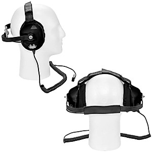 Race Day Electronics Behind Head Earphones/Headphones Headset for Racing Scanners