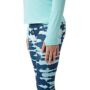Eddie Bauer Girls' Active Legging Set - Athletic Moisture Wicking Leggings and Lightweight Performance Top for Girls (XS-XL), Size Medium, Aqua