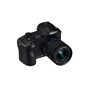 Samsung Galaxy NX EK-GN120ZKAXAR Galaxy Wireless Smart Android 4G Camera 20.3MP Mirrorless Digital Camera with 4.8-Inch LCD with 18-55mm OIS Lens (Black)