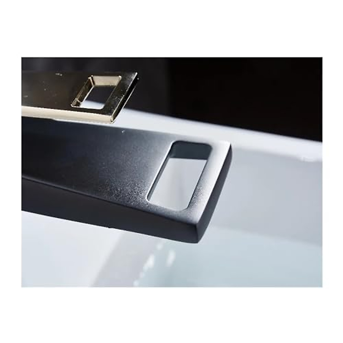 Single Lever Faucet Black and White Bathroom Basin Faucet Hollow Shape Bathtub Waterfall Faucet,Kitchen Sink Faucet