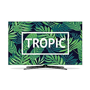 LILIKY Universal 28''-80'' TV Dust Cover, TV/Computer Screen Protection Cover, Premium Quality Wrinkle Free Polycotton Indoor Cover Cloth (Color : C, Size : 22in(54 * 35 * 5cm))