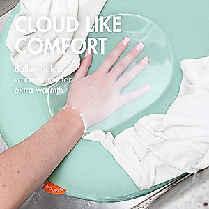 Boon Puff Inflatable Baby Bather with Quick Dry Microfleece Cover, Multi
