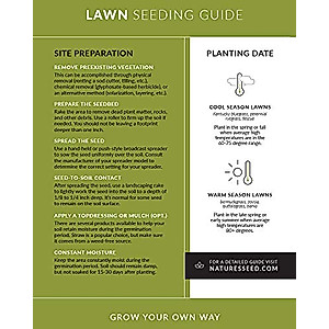 Nature's Seed TURF-CYDA-5000-F Bermudagrass Seed Blend, 5000 sq. ft.