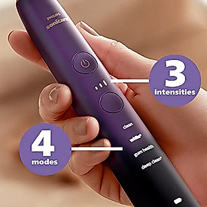 Philips Sonicare 9000 Special Edition Rechargeable Toothbrush, Black/Purple, HX9911/91