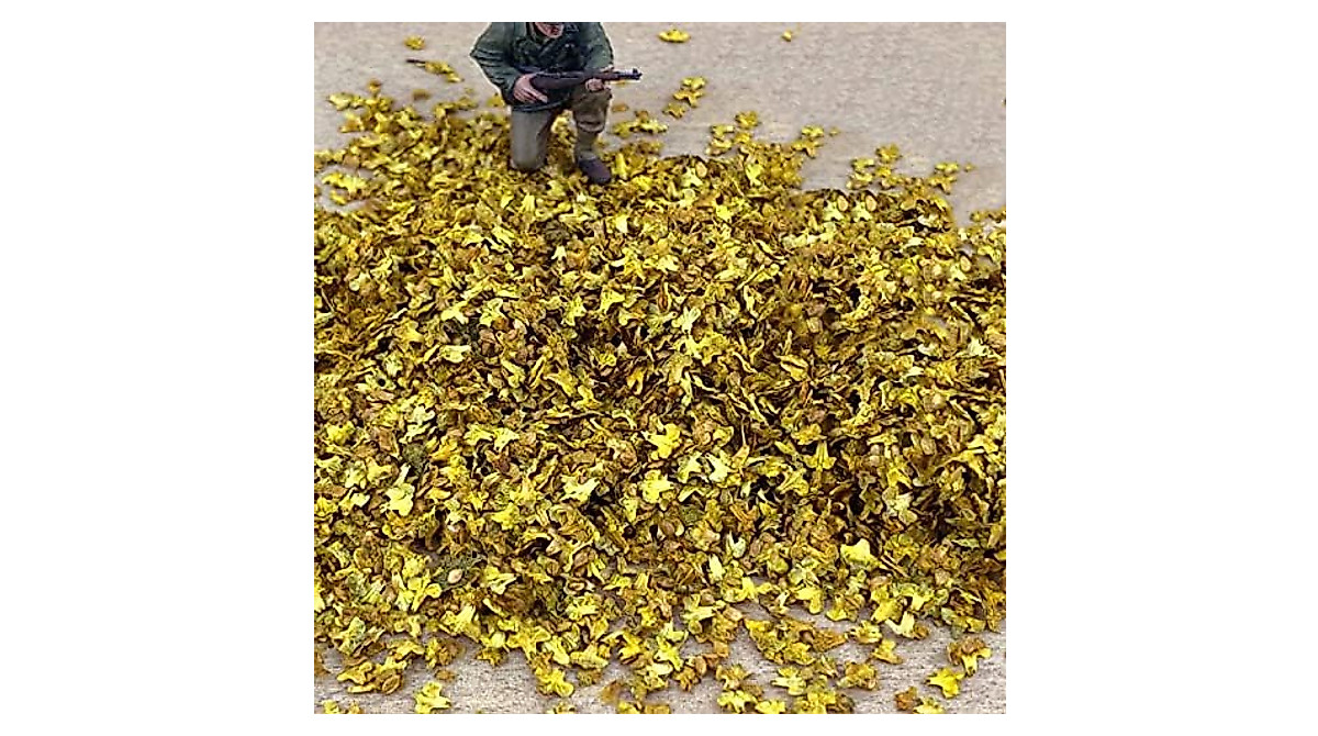 Realistic Miniature Leaves for Dioramas & Model Railways - Pack of 4
