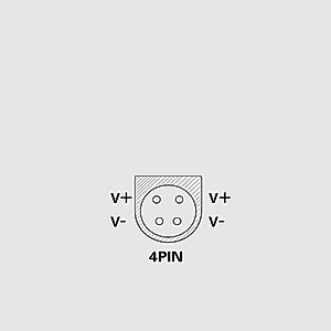 24V 5A DIN AC DC Adapter Compatible for Philips Magnavox Adapter TECH. STD-24050 Toshiba LCD TVMEAN Well GST120A24-R7B