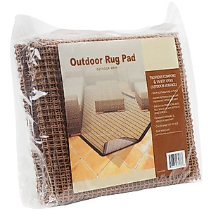 Outdoor Grip Non Skid Area Rugs Pad 5-Feet by 8-Feet Rug