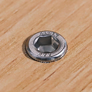 50pcs M5-0.8 x 35mm Socket Head Cap Screws, 18/8 Stainless Steel 304, Fully Threaded Hex Drive Screws, Corrosion-Resistant, High Strength, for Machinery, Furniture, 3D Printing and More