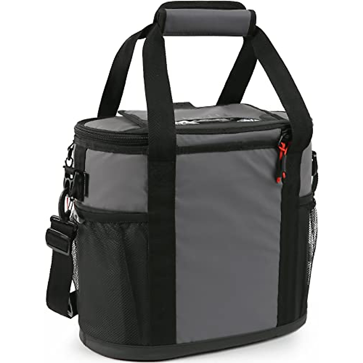 Arctic Zone Titan Deep Freeze 24 Can Insulated Bucket Tote Cooler, Sharkskin Gray