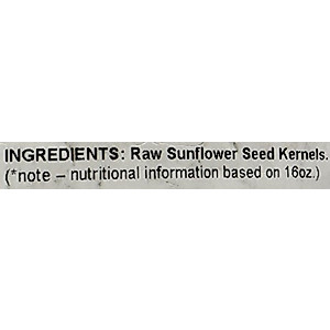 GERBS Raw Sunflower Seed Kernels No Shell 2 lbs., Hulled, Top 14 Allergy Free Foods, Healthy Superfood Snack, Non GMO, No Oils, No Preservatives, Resealable Bag, Gluten & Peanut Free, Vegan, Keto, Kosher