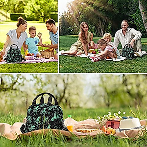 Yrindyiz Octopus Lunch Box, Insulated Lunch Bag Portable Lunch Box Tote with Adjustable Shoulder Strap for Girls Women Boys Men (Octopus)