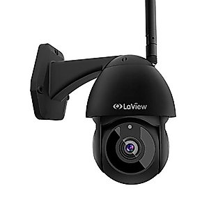 LaView Security Camera Outdoor,1080P HD Wi-Fi Home Security Cameras with Pan/Tilt 360 View,Night Vision,2-Way Audio,IP65,Motion Detection Activity Alert,Easy Set Up,USA Cloud Service with Alexa