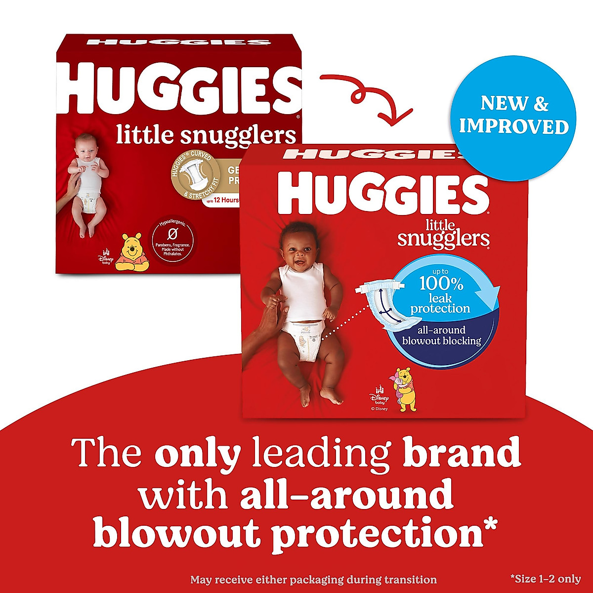 Huggies Little Snugglers Diapers, Size 4