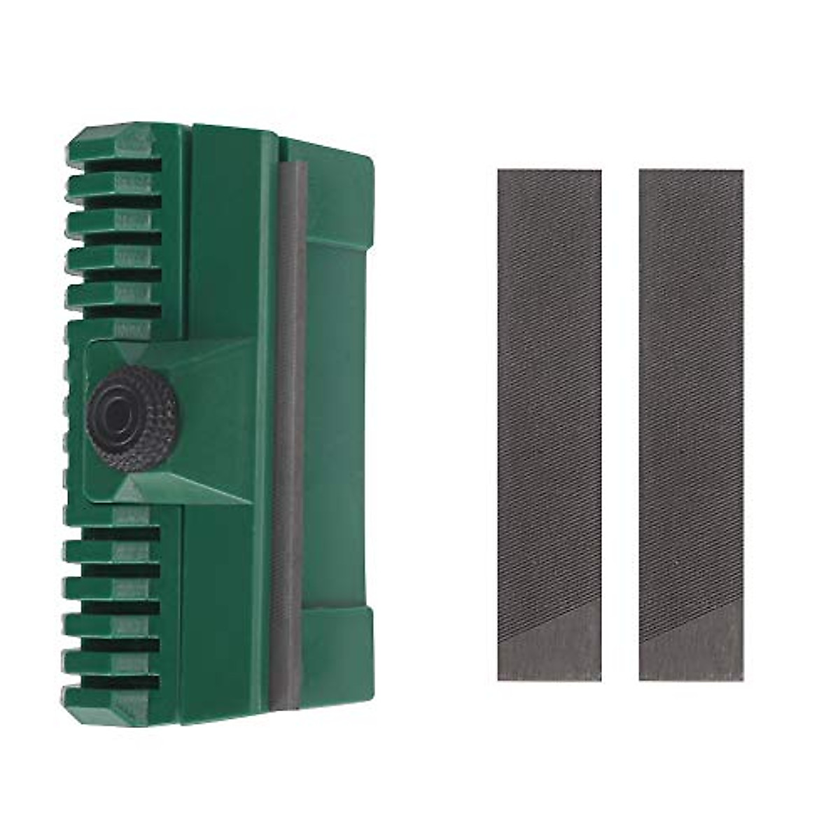 AYNEFY Chainsaw Chain Track Guide Bar Rail Dressers File Repairer Tool Suit Electric Synchrotron Universal Dresser Steel Saw Lawn Garden Tool, with Depth Gauge