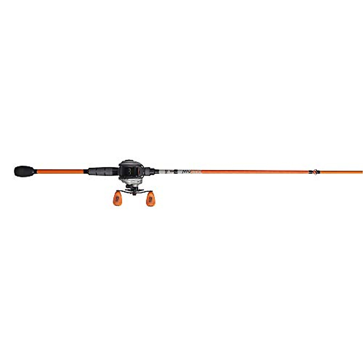 Abu Garcia 6'6" Max STX Fishing Rod and Reel Baitcast Combo, 1-Piece Rod, Size LP Reel, Left Reel Handle Position, Lightweight Graphite Frame, MagTrax Brake System