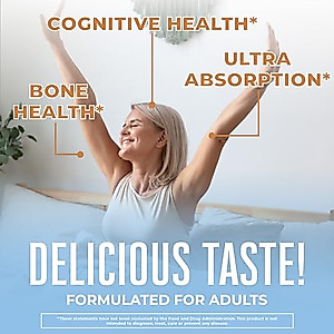 MaryRuth Organics Magnesium Liposomal| Magnesium Supplement | Magnesium Bisglycinate | Muscle & Bone Support | Mood Support Vitamin | Vegan | Non-GMO | Gluten Free | 15.22 Fl Oz | 30 Servings