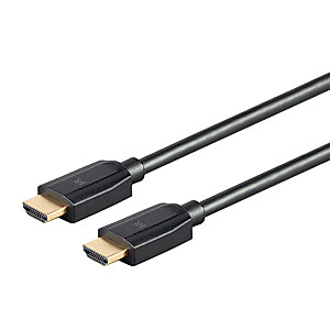 Monoprice 8K Ultra High Speed HDMI Cable - HDMI 2.1, 8K@60Hz, 4K@120Hz, 48Gbps, HDR, VRR, 6ft, Black - 3 pack