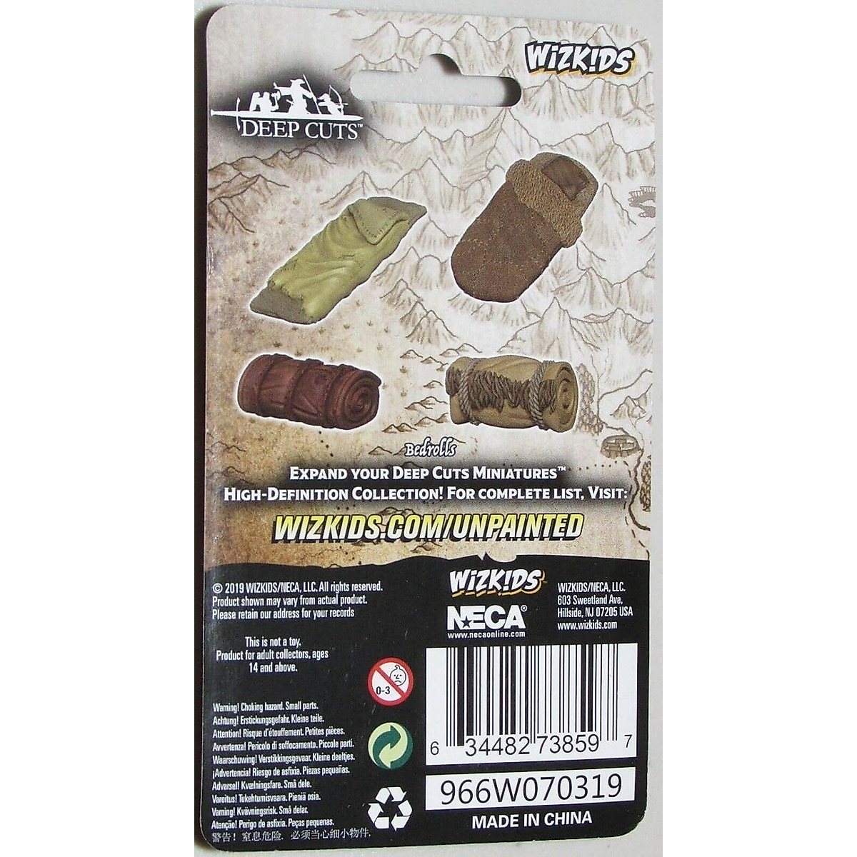 WizKids Deep Cuts Unpainted Miniatures Terrain: Wave 10: Bedrolls
