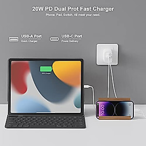 2 Pack 20W USB C Fast Charger Dual Port Wall Charger Block iPhone Charger QC+PD3.0 USB C+A for iPhone 14 Plus 14 Pro Max 13 12 Pro Max Mini 11 XS XR X, iPad Pro Air 10 9 8 7