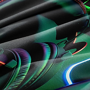 GRAT TIOC Gamer Comforter Sets for Teen Boys,Gaming Bedding Sets Twin,Video Game Bedspread,Game Gamepad Bed Set,Controller Bedding Gamer Home Decor 3 Piece 1 Comforter and 2 Pillowcases