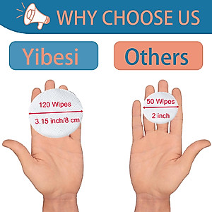 Eye Wipes (120Wipes) + Wrinkle Wipes for Bulldogs(100Wipes) - Clean Wrinkles, Tear Stains, Tail Pockets and Paws