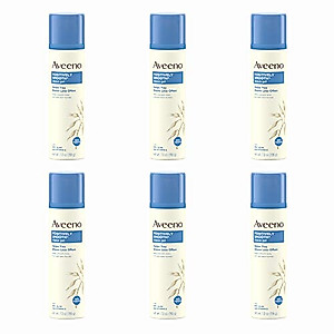 Aveeno Positively Smooth Moisturizing Shave Gel with Soy, Aloe, and Vitamin E to help Prevent Nicks, Cuts and Razor Bumps, Lightly Fragranced, Pack of 6, 7 oz each