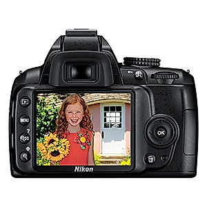 Nikon D3000 10.2MP Digital SLR Camera with 18-55mm f/3.5-5.6G AF-S DX VR Nikkor Zoom Lens (Renewed)