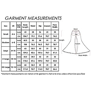 Anna-Kaci Women's Fashion High Waist Long Denim Bell Bottom Jeans Flared Pants, Off White, Large